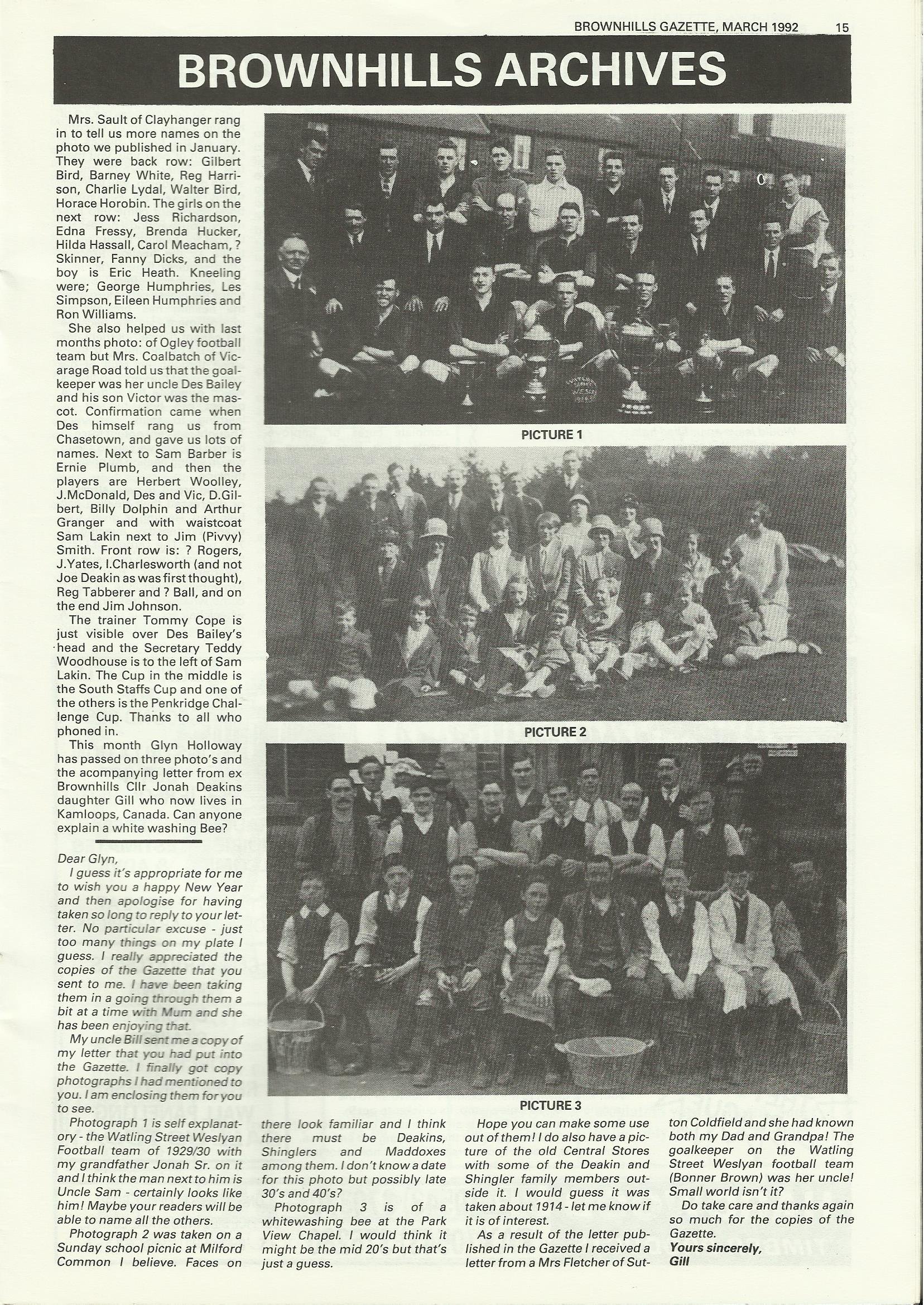 March 1992 – Are we on our own at night and hounded by day ...