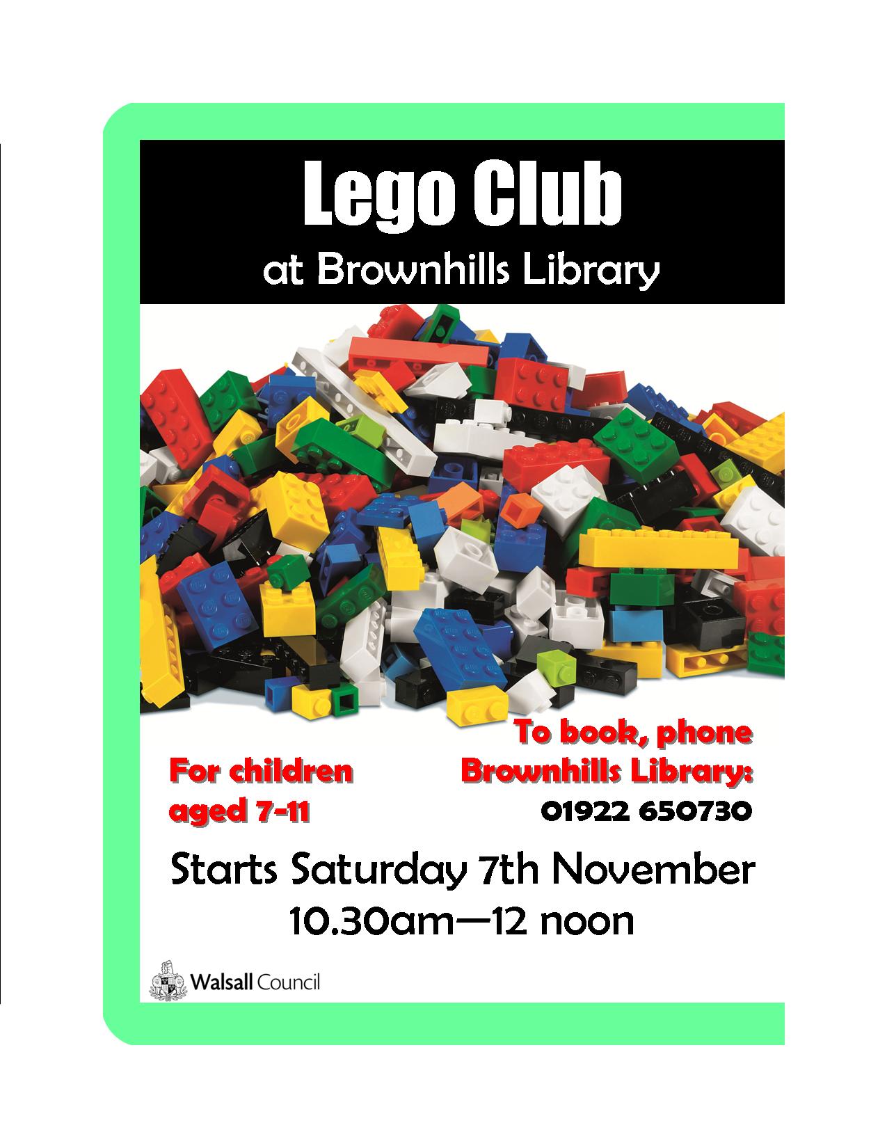 Lego Club Poster | BrownhillsBob's Brownhills Blog