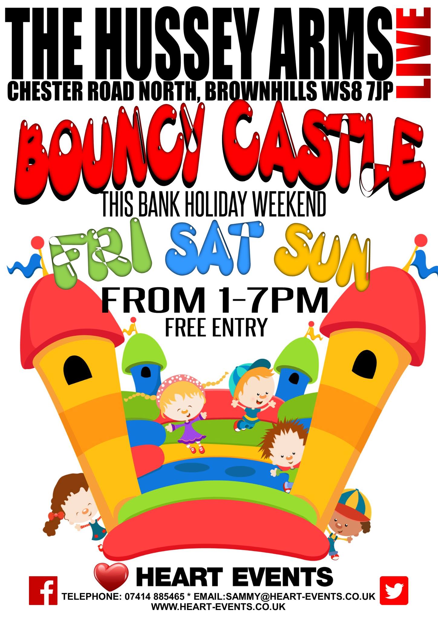 Bouncy Castle at the Hussey Arms this afternoon! | BrownhillsBob's ...