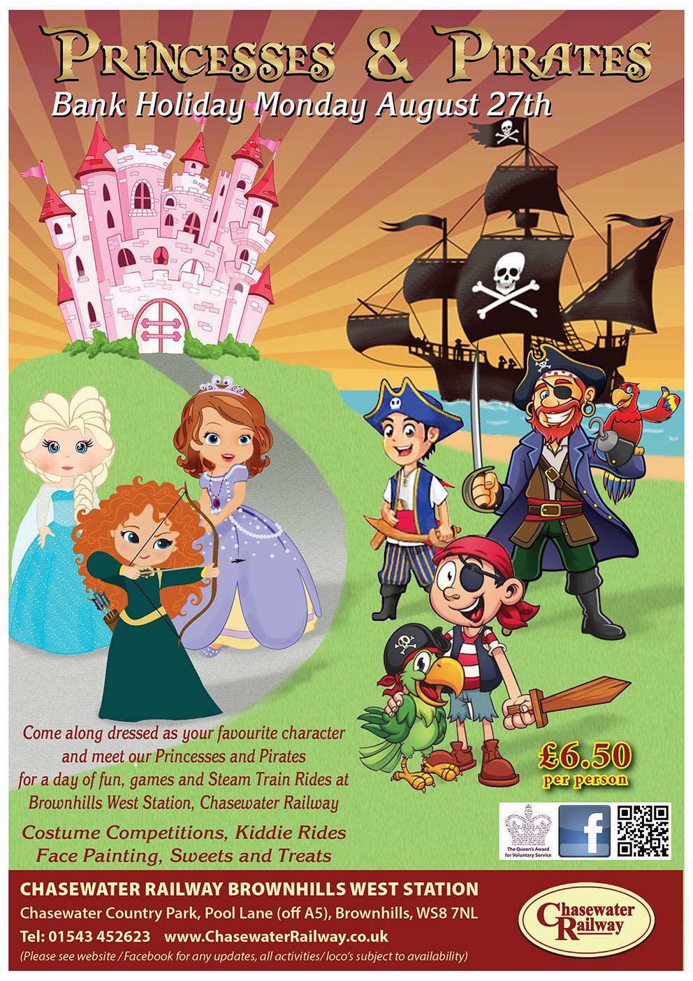 Something wonderful for princesses and pirates alike this Bank Holiday ...