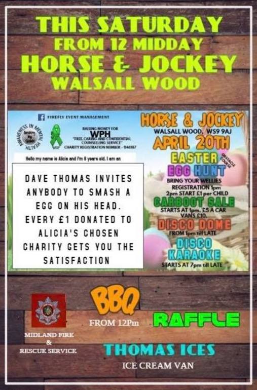 Loads going on at the Horse & Jockey Walsall Wood – including a great ...